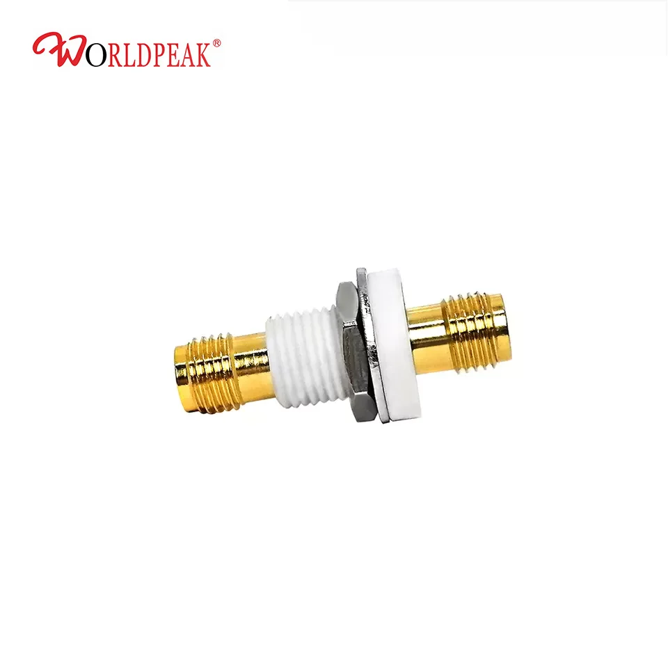 Gold Plated SMA Female to SMA Female Adapter - Isolated Ground