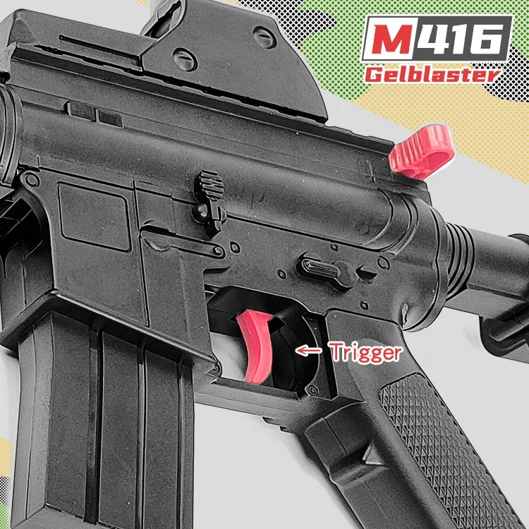 Mini M4a1 Rechargeable Gel Blaster Electric Toy Guns Pistolet Splatter ...