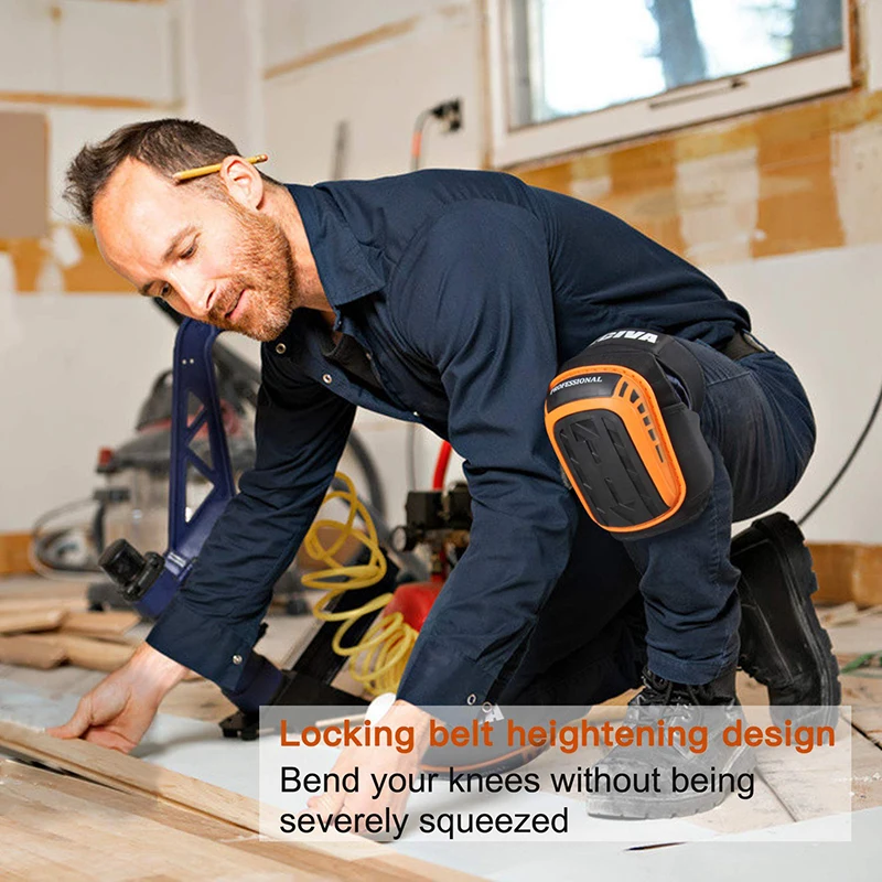 Thick Armor Knee Brace Elastic Support Tactical Construction ...