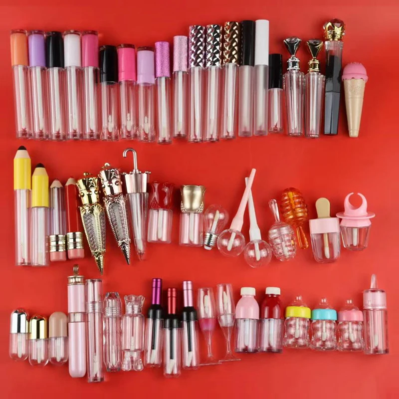 Mini Cute Kid Lip Gloss Containers With Wands Private Label Printing ...