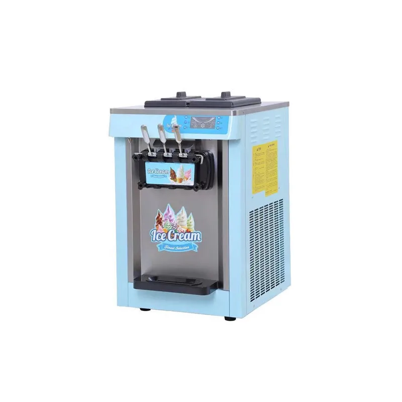 20-28L/H 3 Flavor Soft Ice Cream Maker Machine Commercial Soft Serve ...