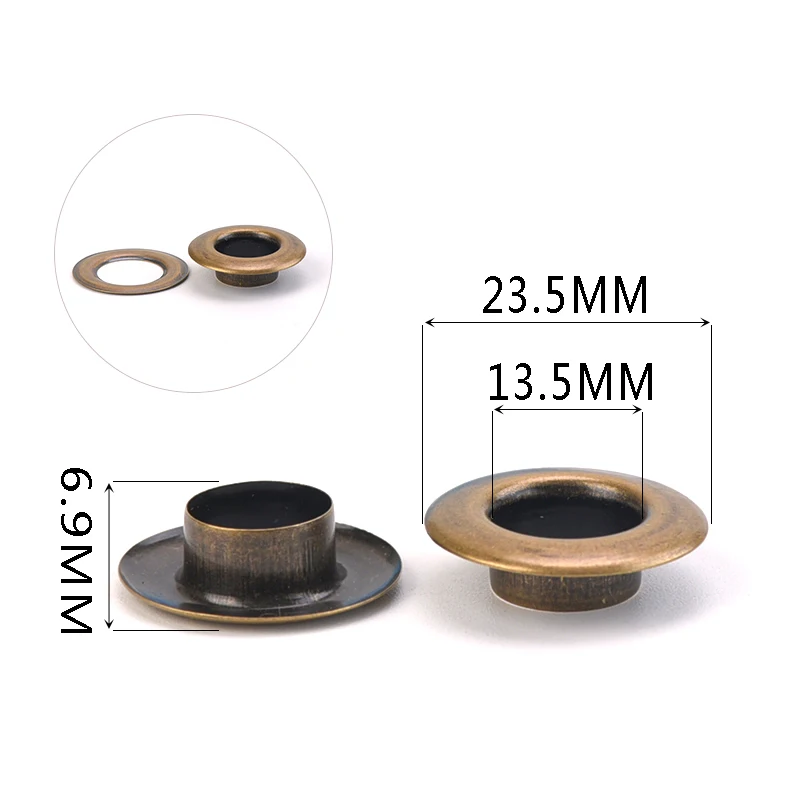 Metal Eyelet And Grommet Shoes Custom Brass Hat Antique Gun Copper ...