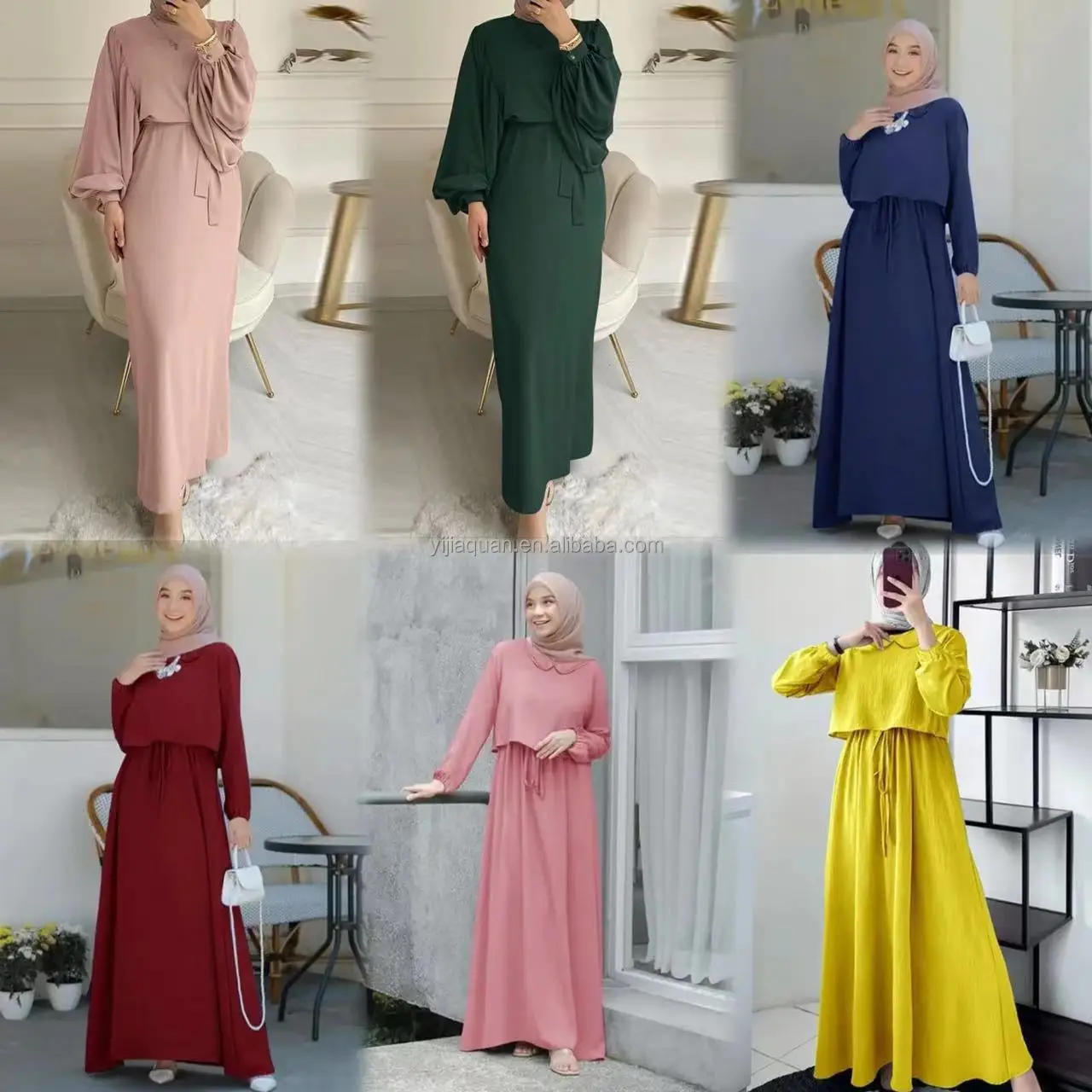 Ramadan Dresses Arabic Turkey Abaya Islamic Moroccan Kaftan For Women ...