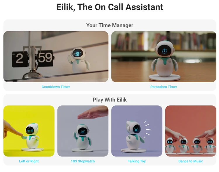 Emo Robot Eilik A Little Companion Bot Smart Company Smart Robot For ...