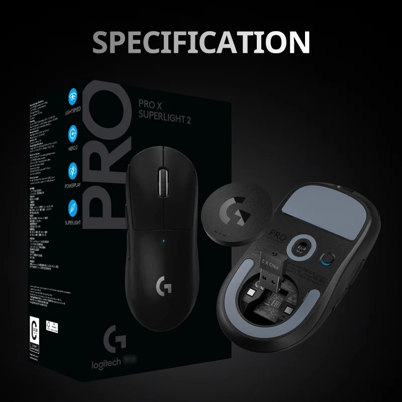 Logitech G Pro X Superlight 2 - 32000dpi Gaming Mouse