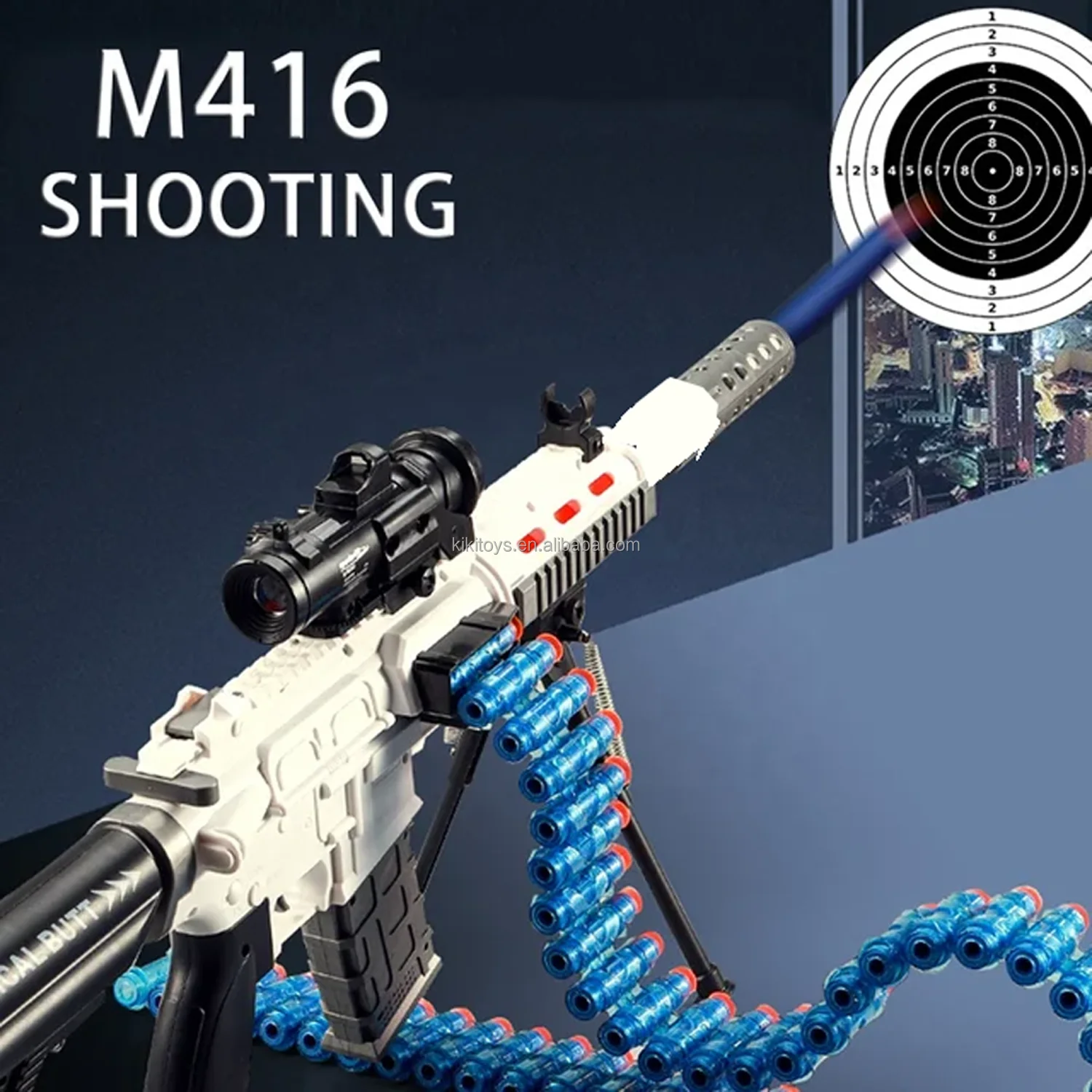 KIKI NEW M416 Electric Submachine Airsoft Gun - Fun & Safe