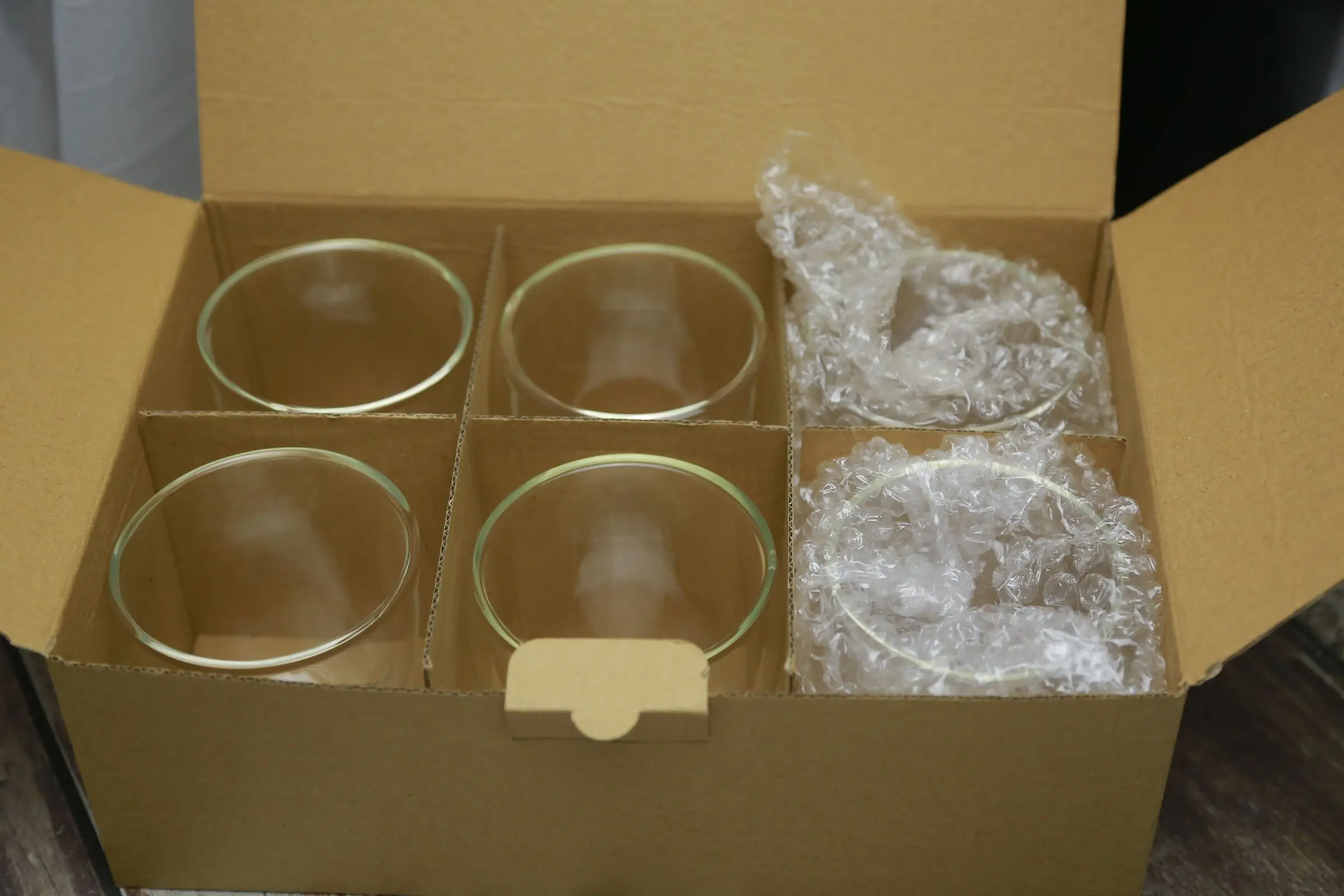 Borosilicate Glass 80ml Handleless Double Wall Espresso Glass Coffee ...