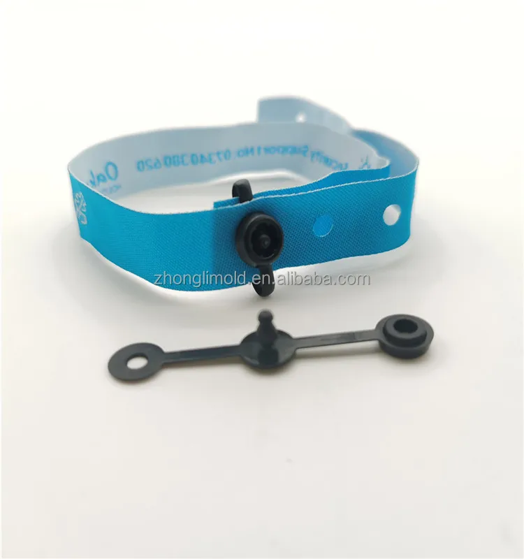 High Quality Single Use Plastic Snap Loop Lock for Event Wristbands