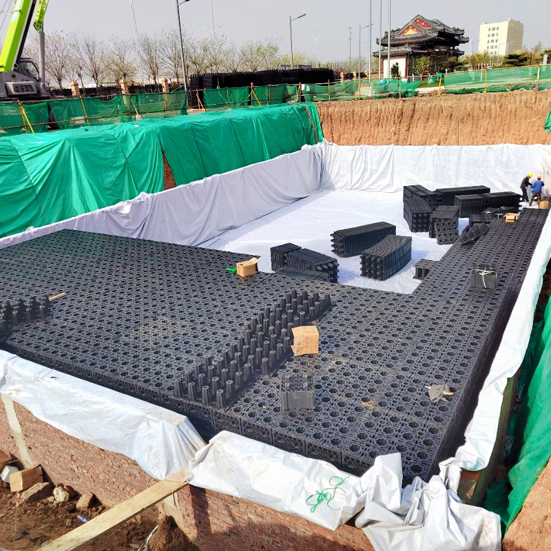 Rainwater Module Tank System Groundwater Detention Tanks Roadway ...