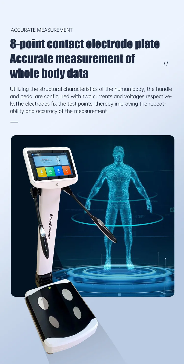 3d Body Analysis Machine Smart Scale With 2 in 1 Quantum Body Analyzer ...