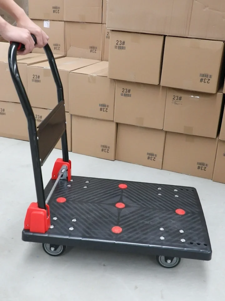 Trolley Foldable Trolley Heavy Plastic Trolley Wheel Easy Moving ...
