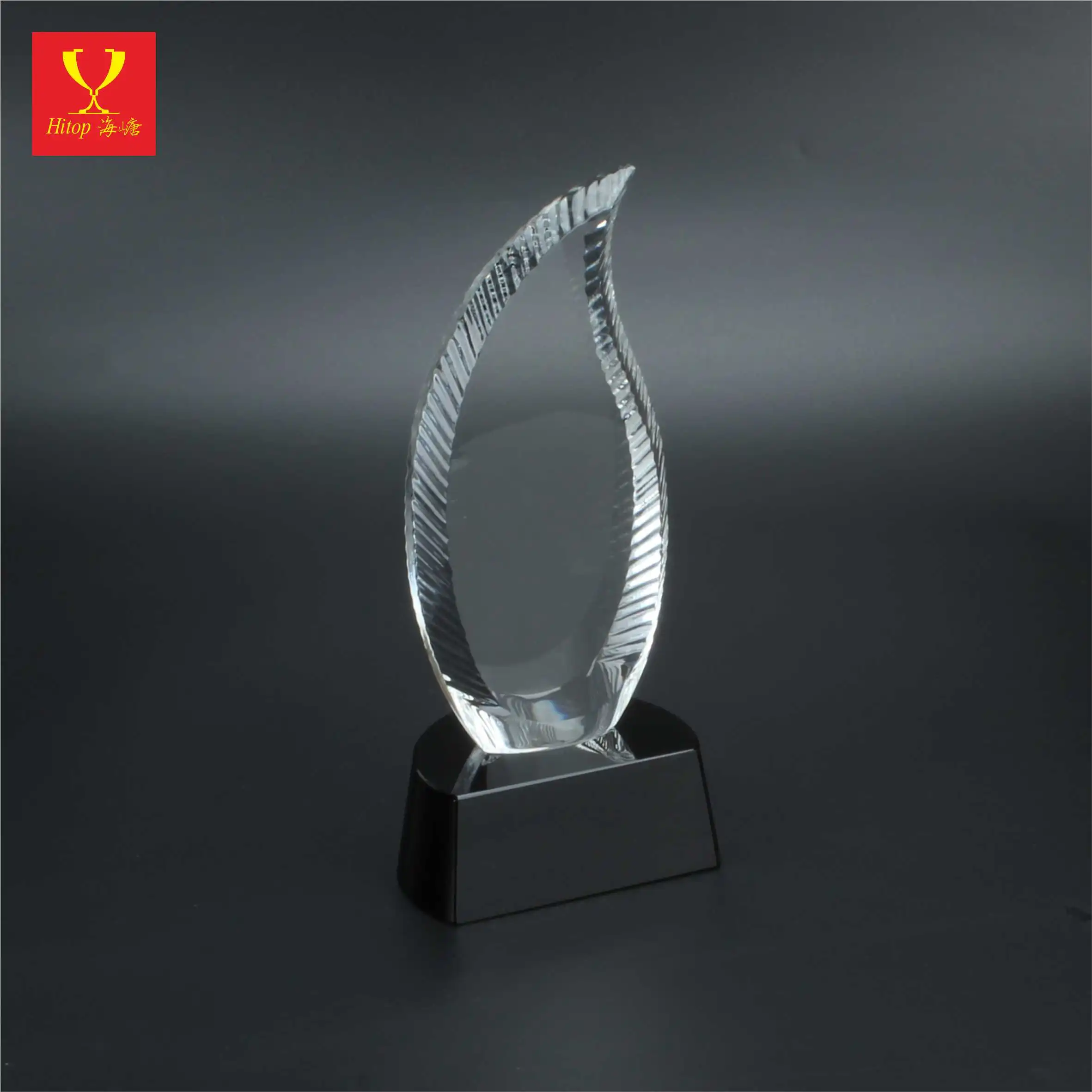 Custom Inclined K9 Crystal Trophy Awards Engraving Award Trophy With ...