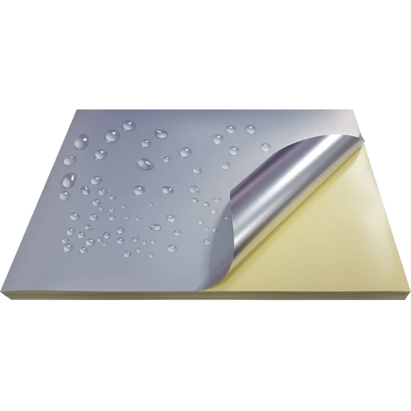 Printable A4 Silver Waterproof Decal Vinyl Full Sheet Self Adhesive ...