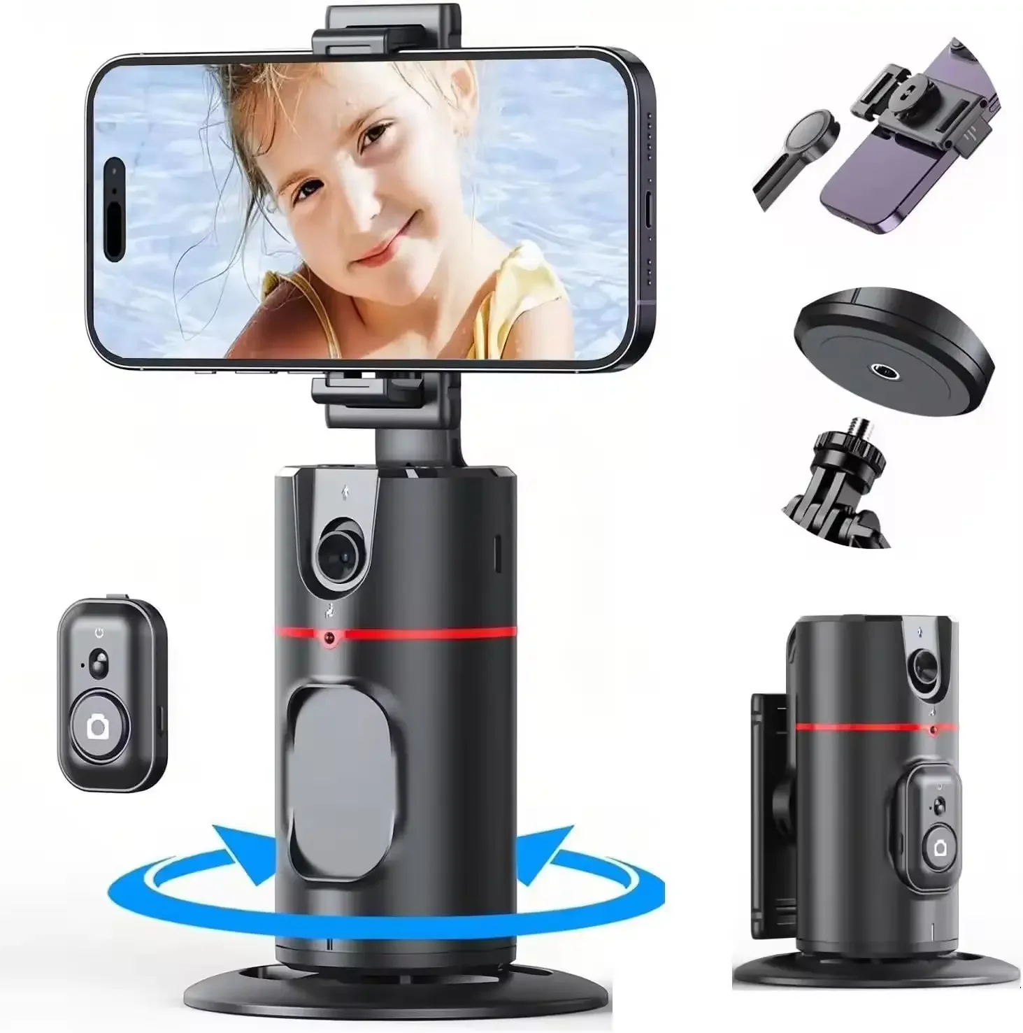 P02 360 Rotation Gimbal Stabilizer Desktop Ai Automatic Tracking Gimbal ...