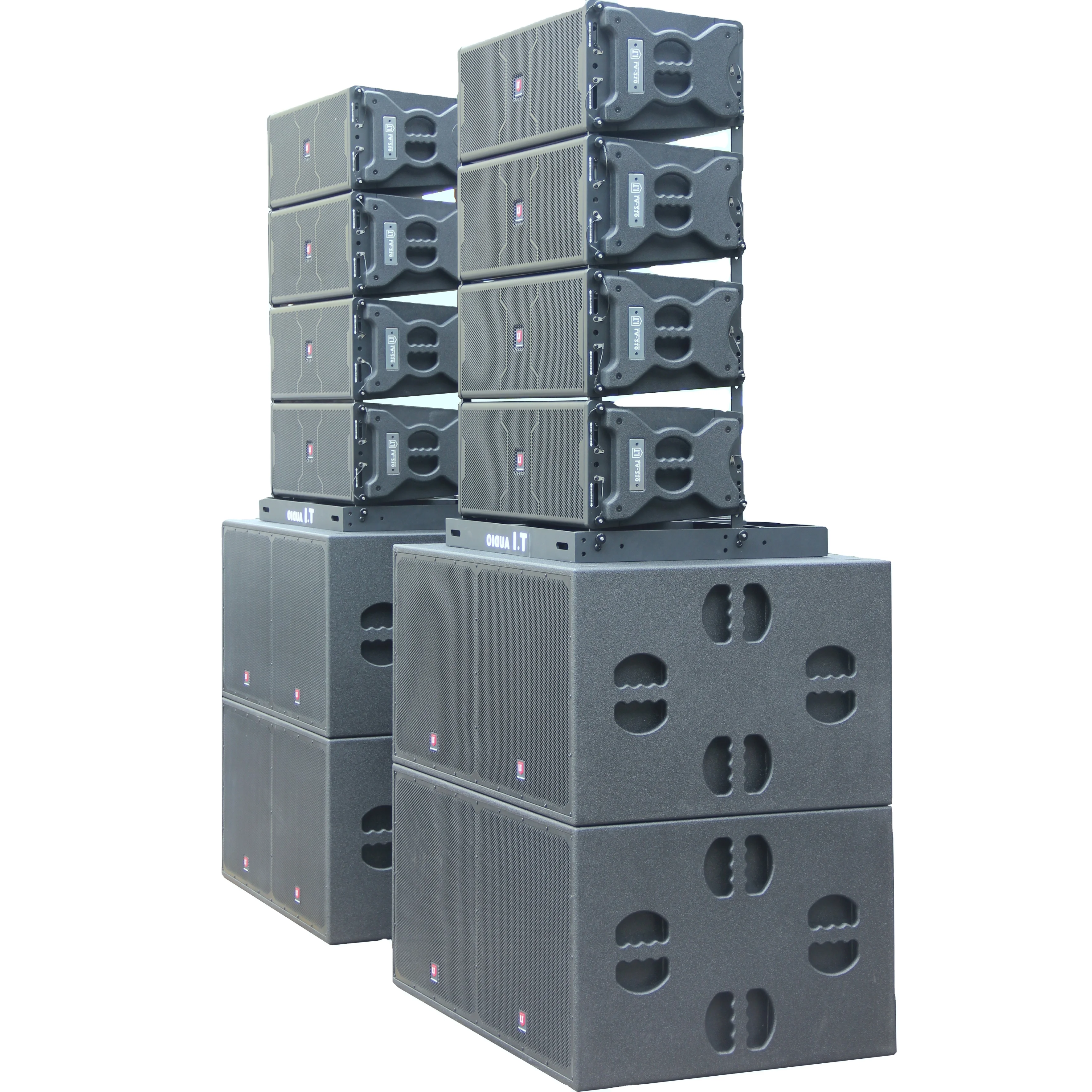 Line Array LA-210 Line array dual 10 woofer line array Active and ...