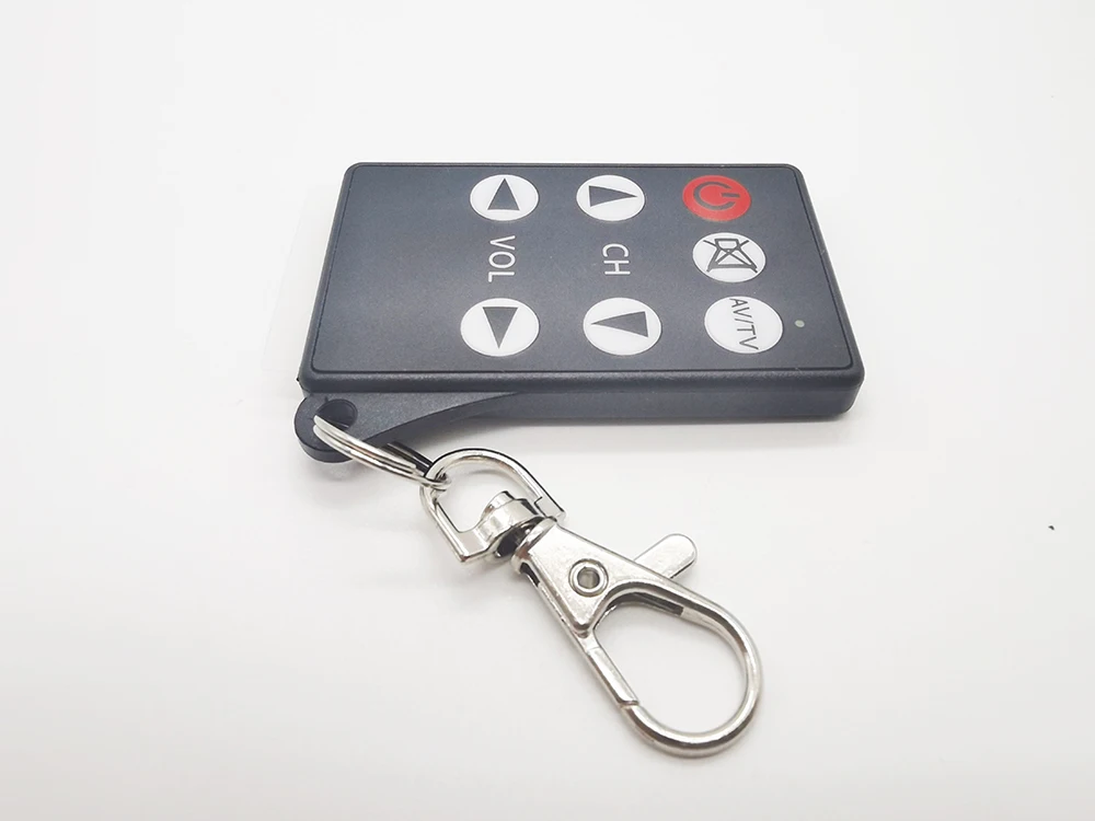 Universal Mini TV Remote Controller with Keychain - 13.4g