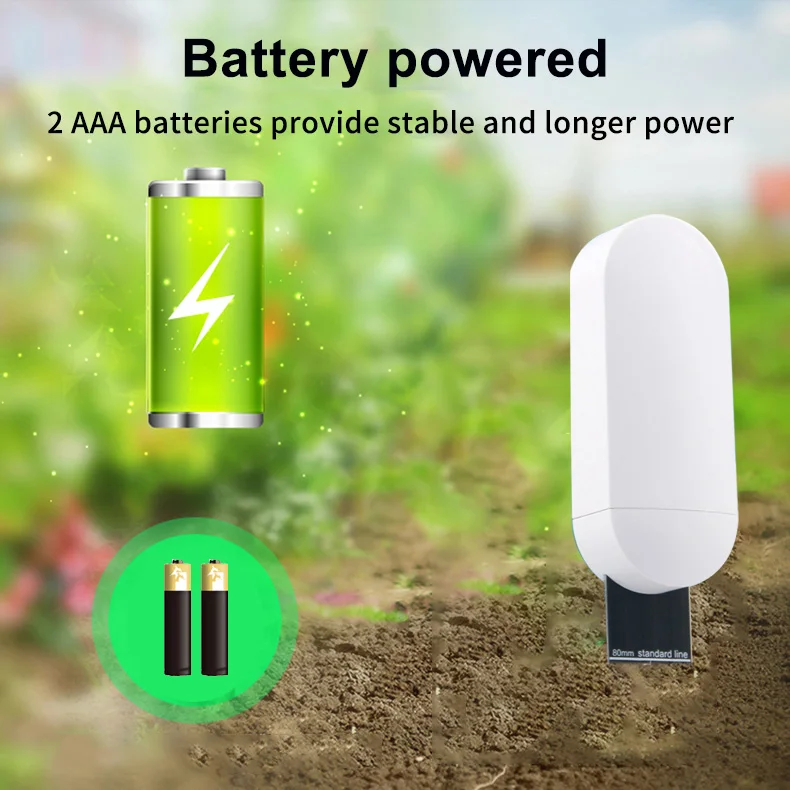 Smart Zigbee Soil Temperature Moisture Sensor Moisture Meter for Plants ...