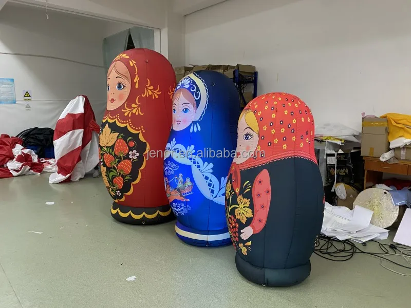Inflatable Matryoshka Doll - Customizable Party Decoration