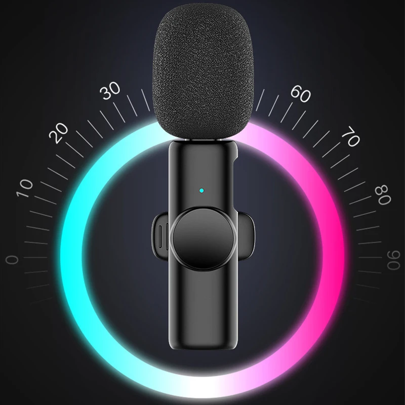 Chinese Factory Laser Condenser Bluetooth Microphone Lavelier ...