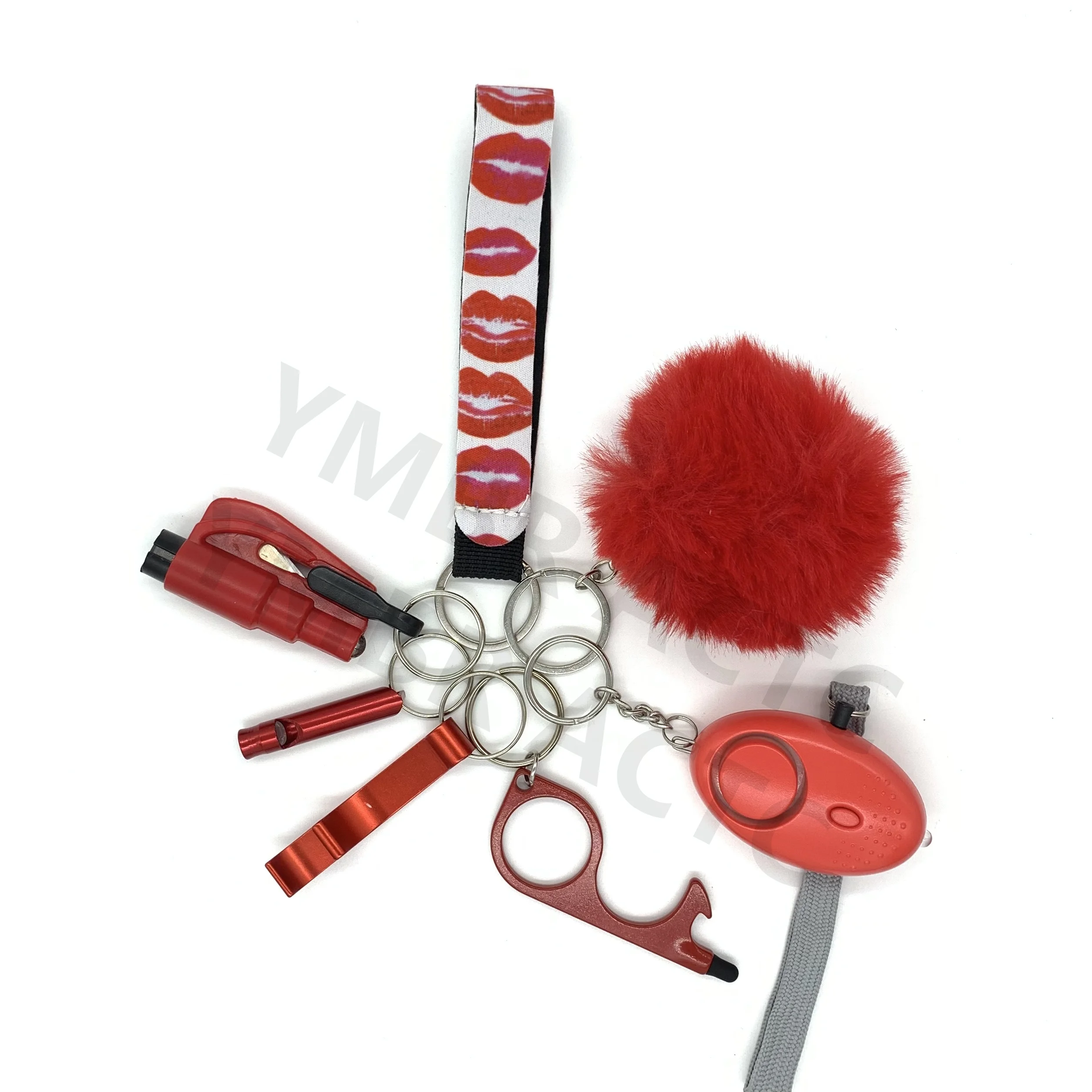 Self Defense Set 30ml 1oz Bottle Chapstick Lipstick Wristlet Lanyard ...
