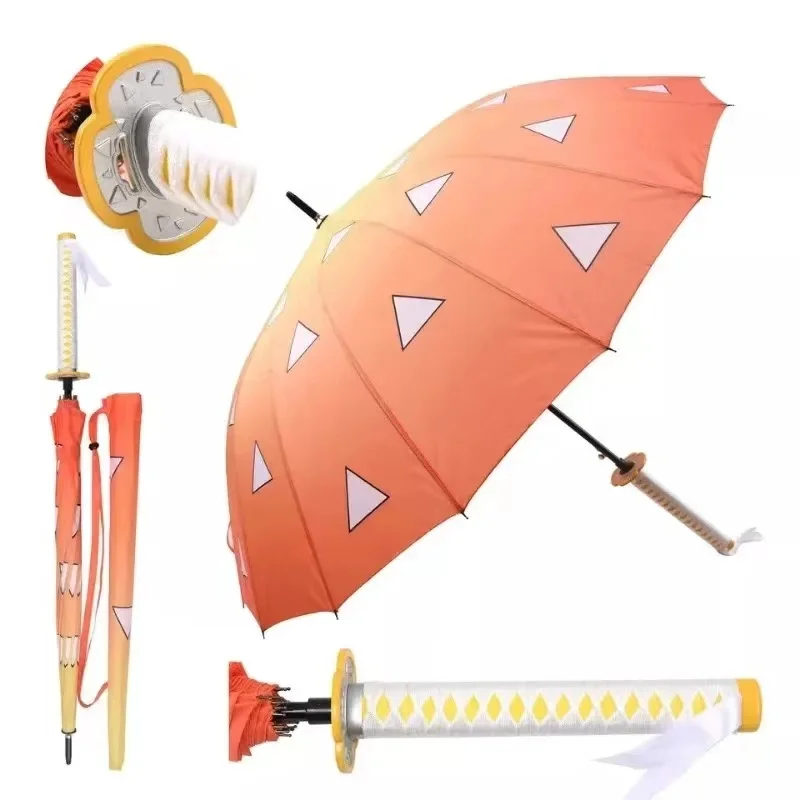 Kimetsu No Yaiba Anime Tanjirou Giyuu Samurai Sword Parasol Demon ...