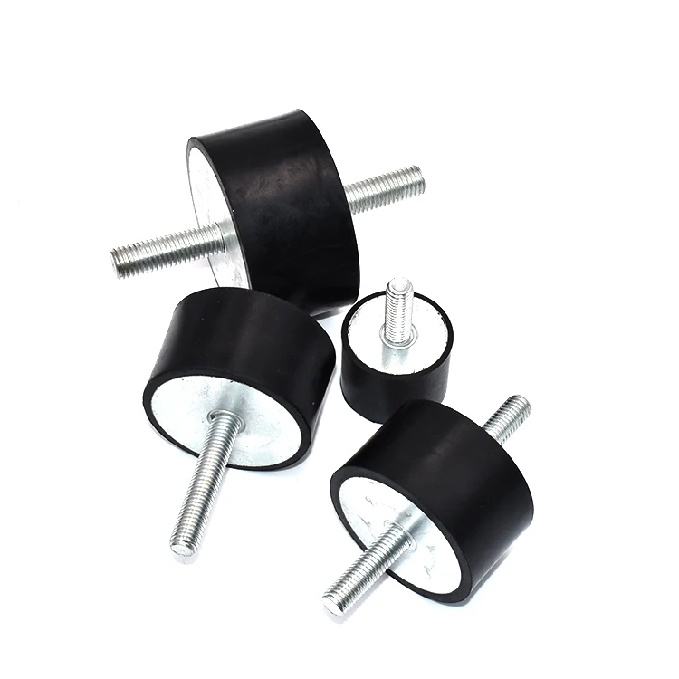 Cylindrical Bobbin Rubber Mounts Custom Bonded Metal Parts Anti ...