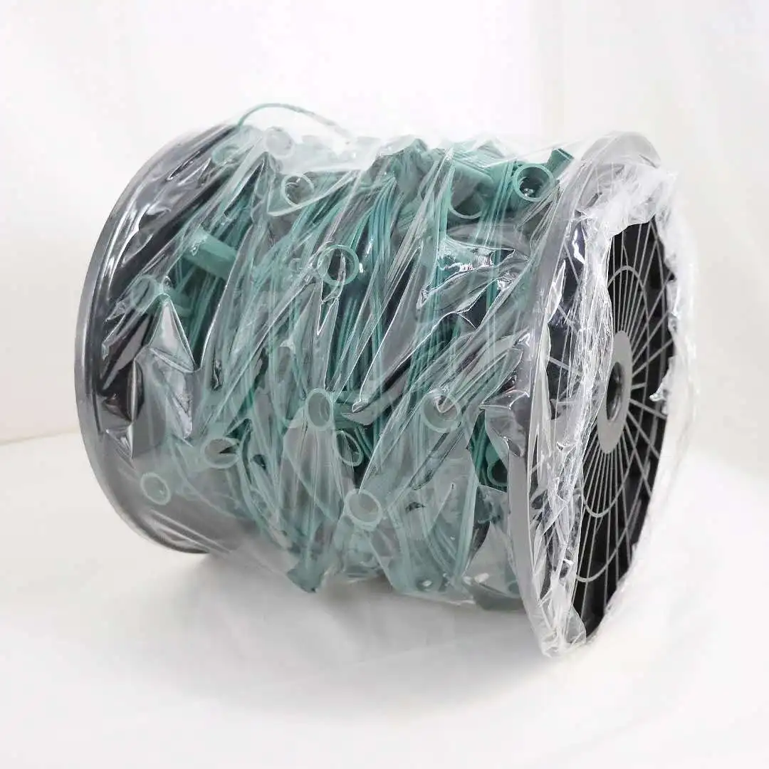 Outdoor 1000ft 12inch 1000 Sockets C9 E17 Patio Spool String Lights ...