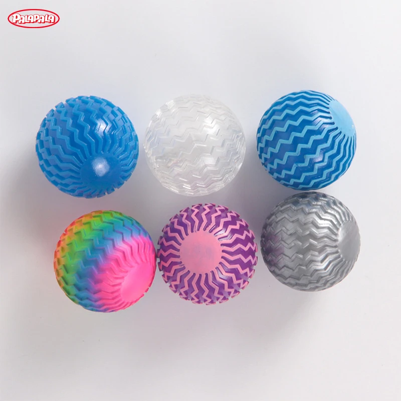 New 6.5CM Baby Ball Pat Ball Flash LED Children's Toys Bouncy Ball Can ...