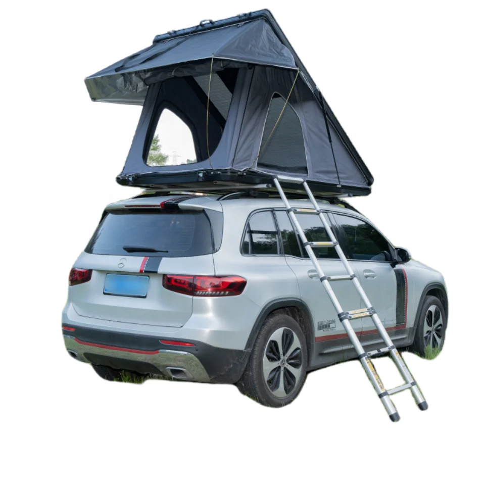 Automatic Triangular Aluminum Car Rooftop Tent Hard Shell Roof Top Tent ...