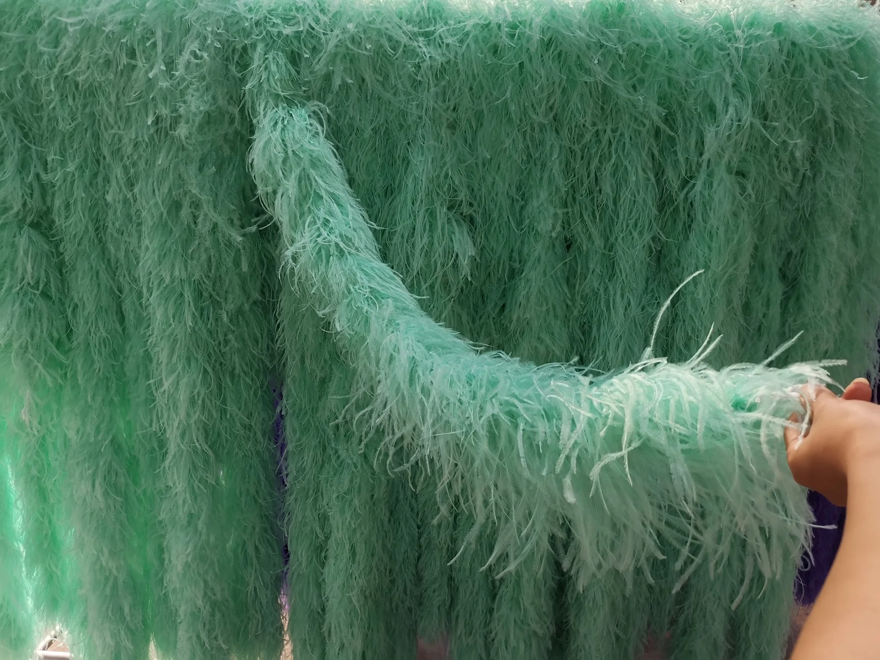 Factory Direct Ostrich Feather Boa Trimming 3 Colors High Quality ...