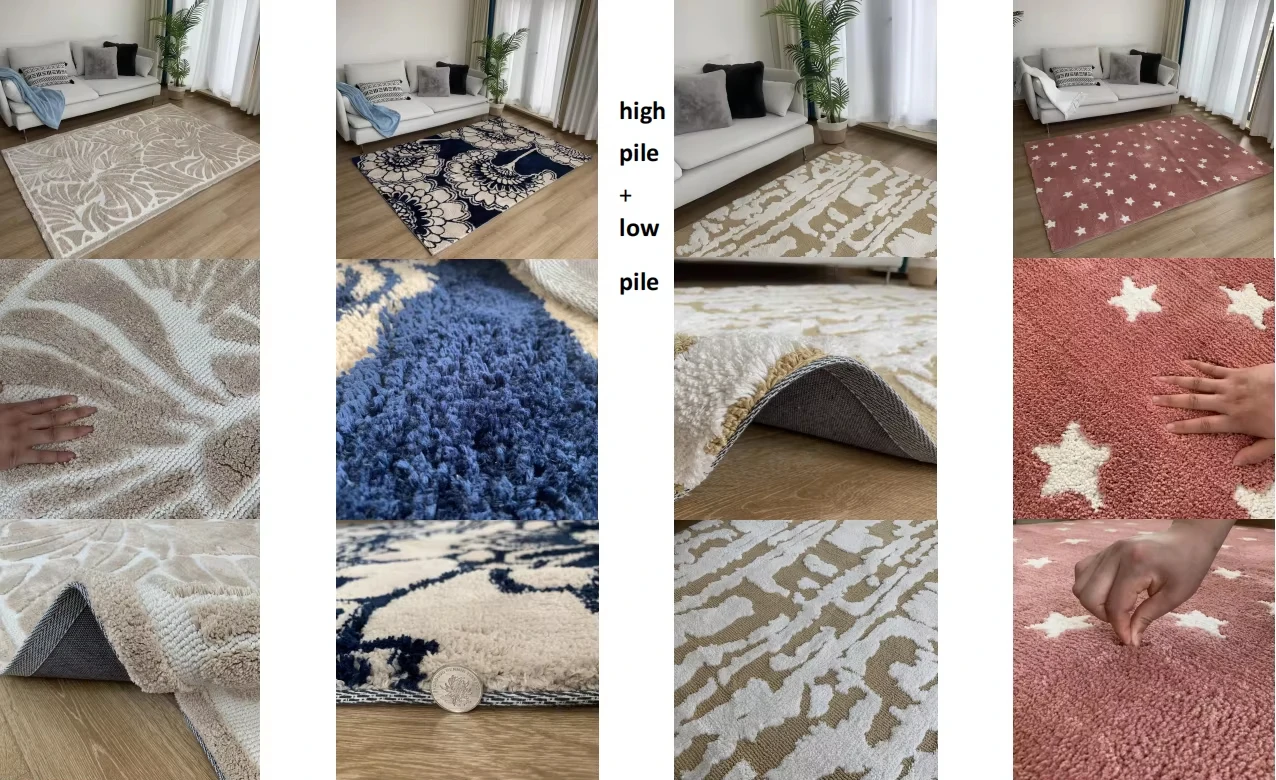 Custom Wholesale Luxury Rug Living Room Fluffy Carpets Large Tufted ...