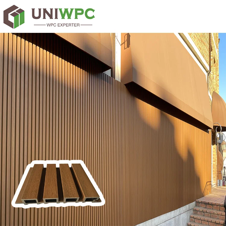 Slatted/fluted Wall Panel Exterior Siding Co-extrusion
