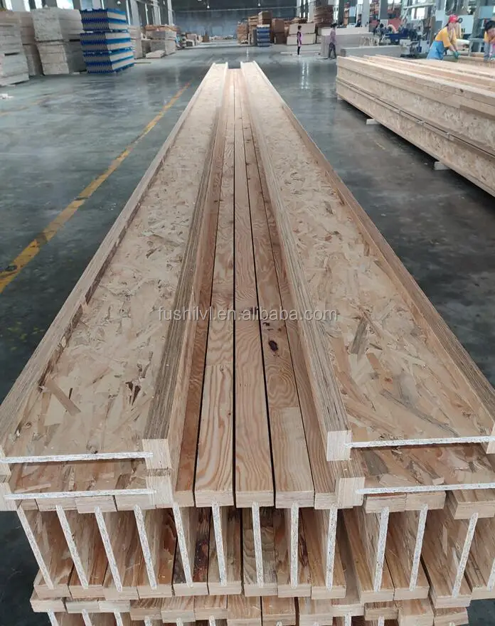 Factory Price House Construction Joist Beam Pine Lvl And Osb I Joist ...