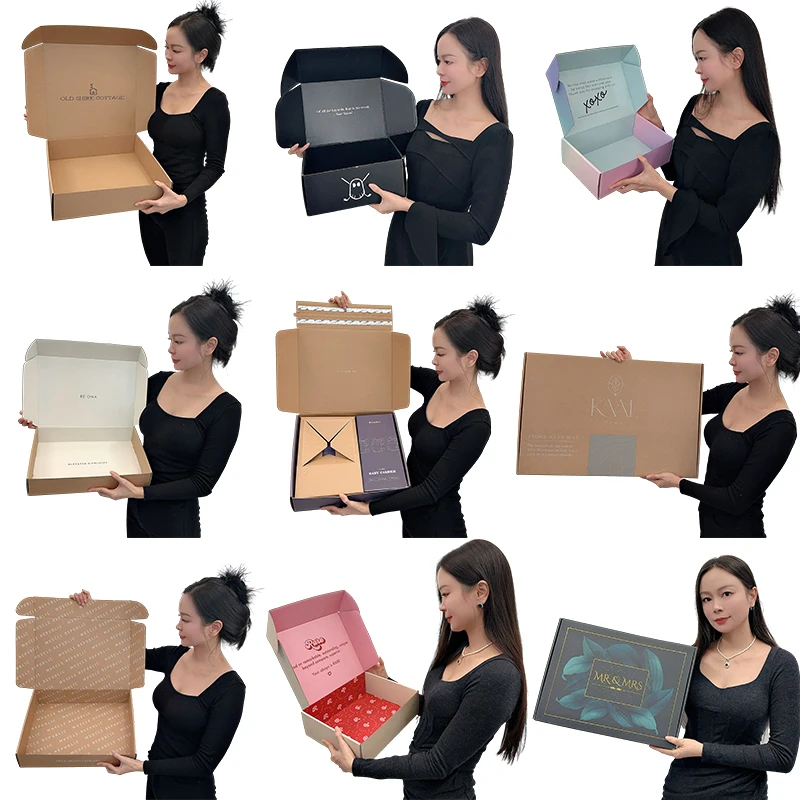 Custom Brand Logo Packaging Carton Boxes for Small Business