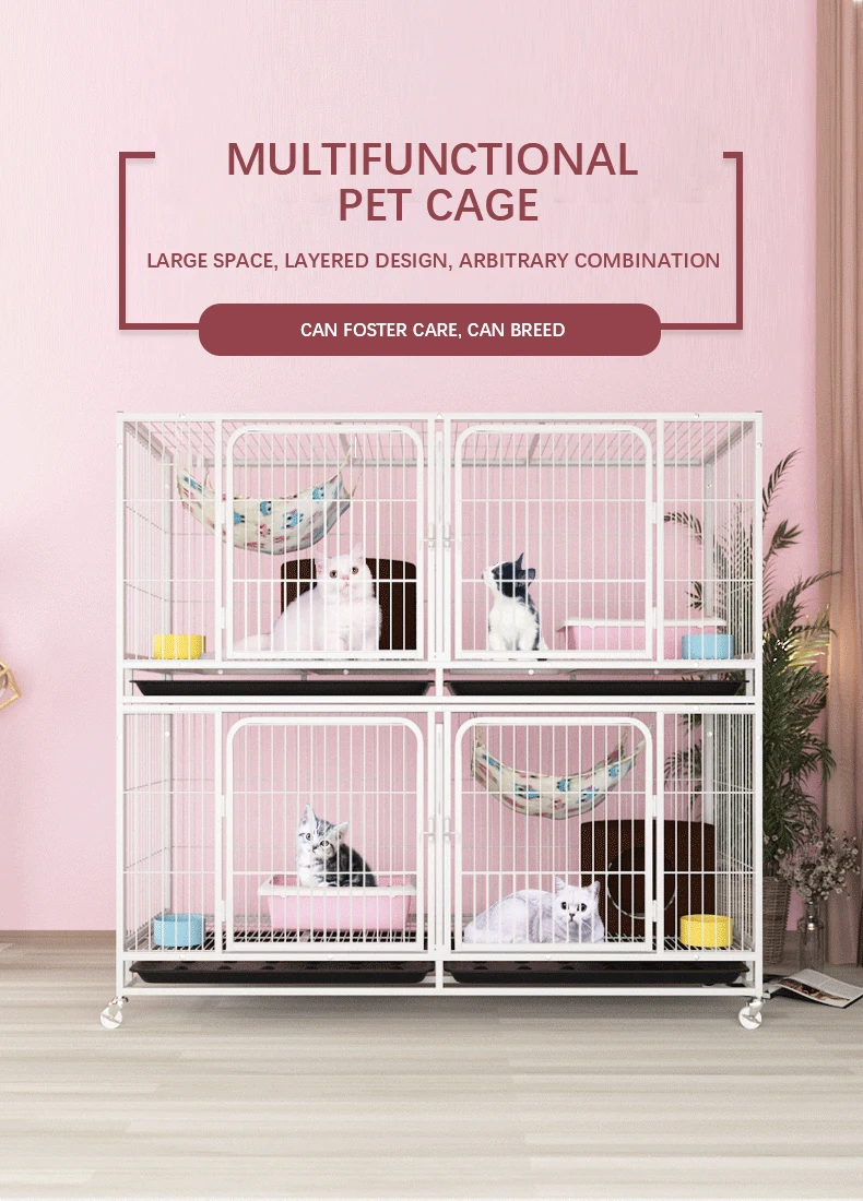 Outdoor Animal Cage - Durable Stainless Steel Pet Breeding Cage