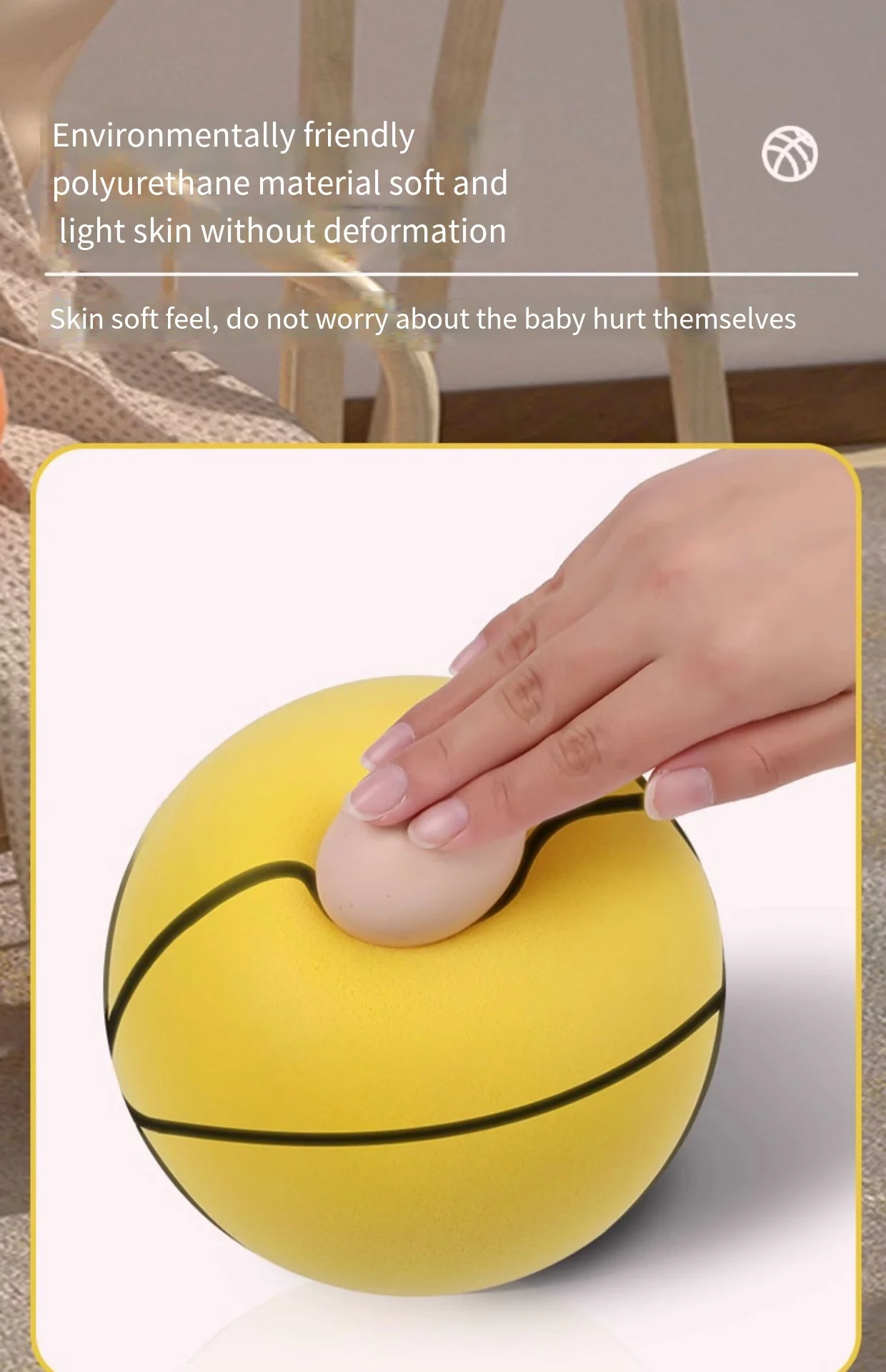 2024 New Product Silent Basketball Indoor Quiet Training Ball Drop ...