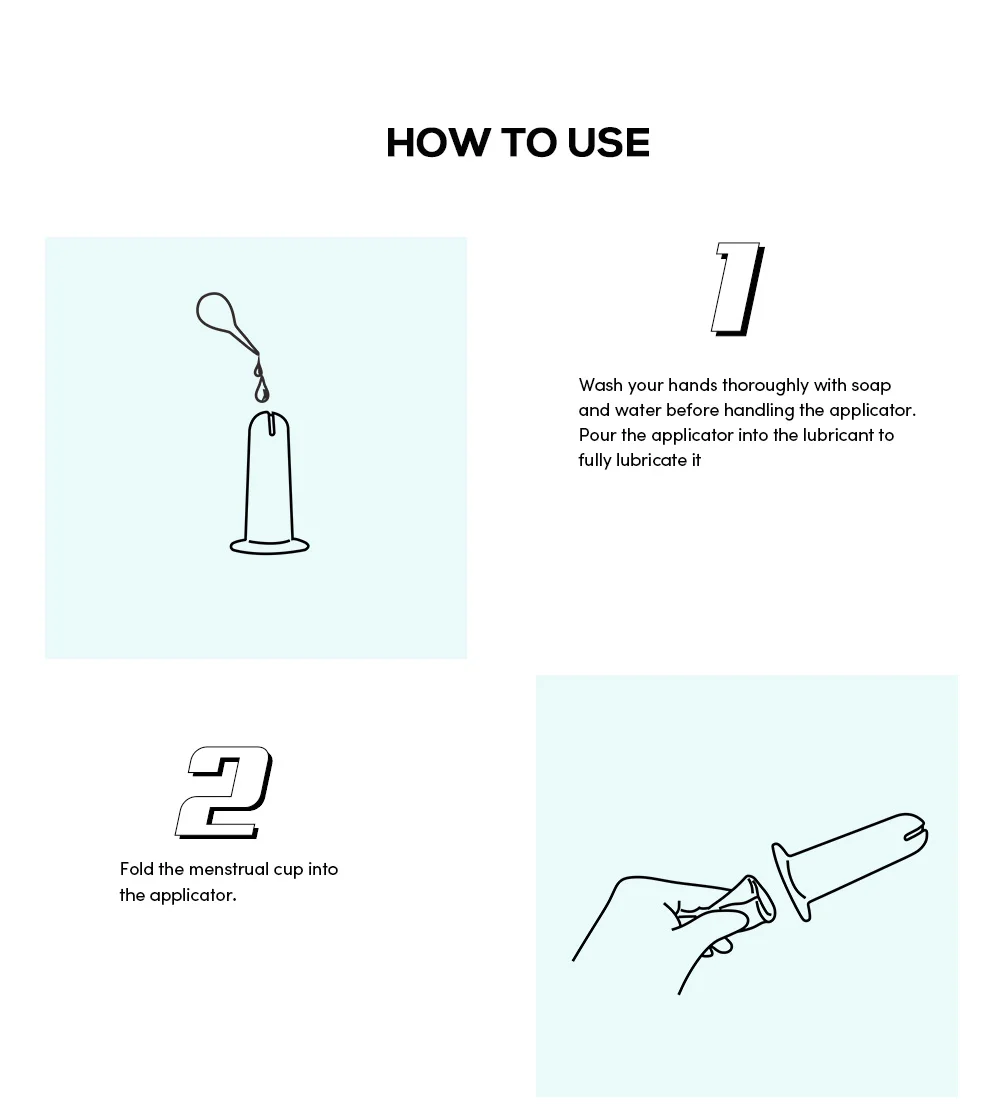 2023 Reusable Period Cup Inserter - Ecofemi Menstrual Cup Applicator