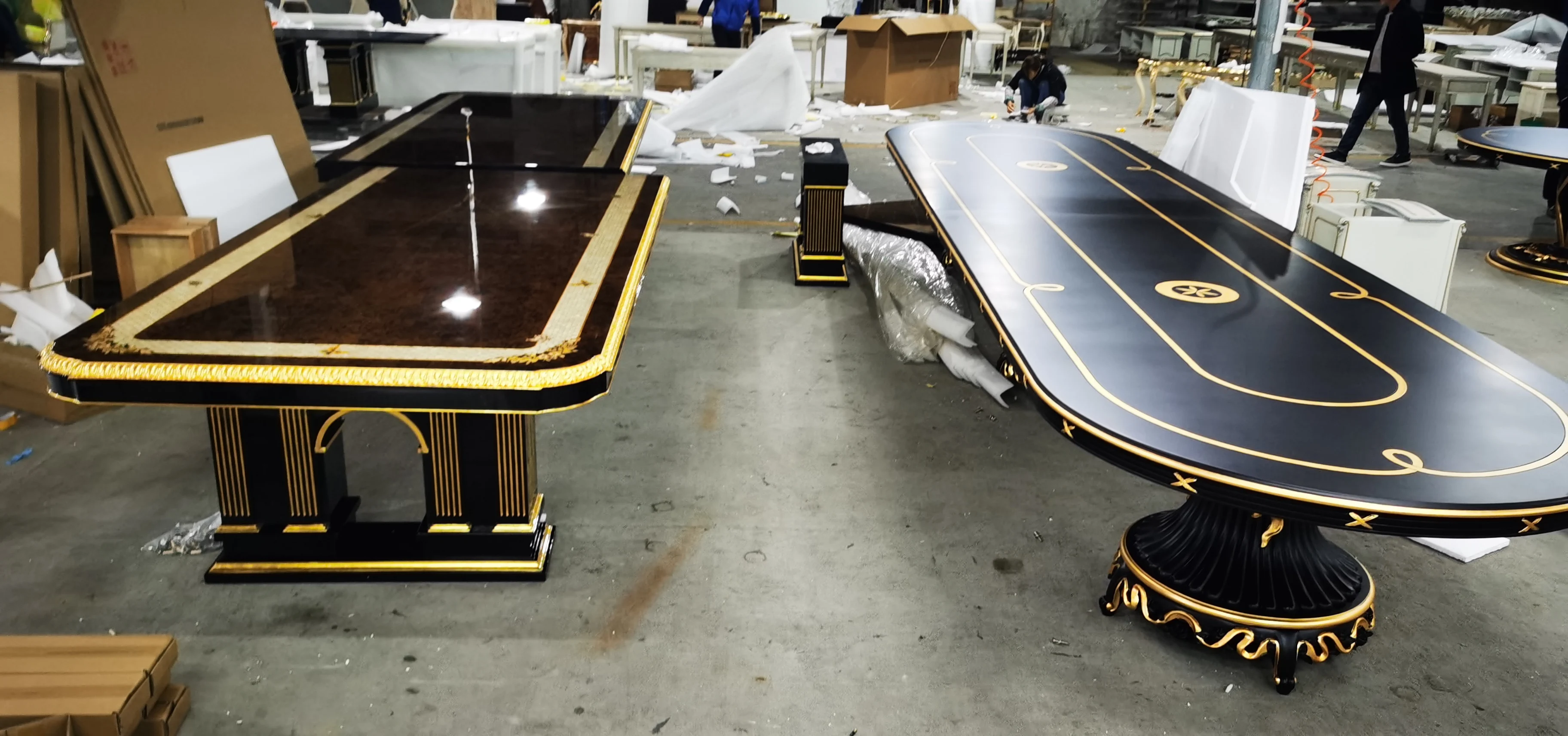 Classic Wood Dining Table With Exquisite Carvings: Elevate Your Dining ...