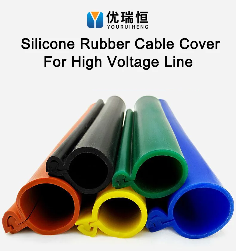 35kv High Voltage Line Insulation Sheath Silicone Rubber Bushing Buckle ...