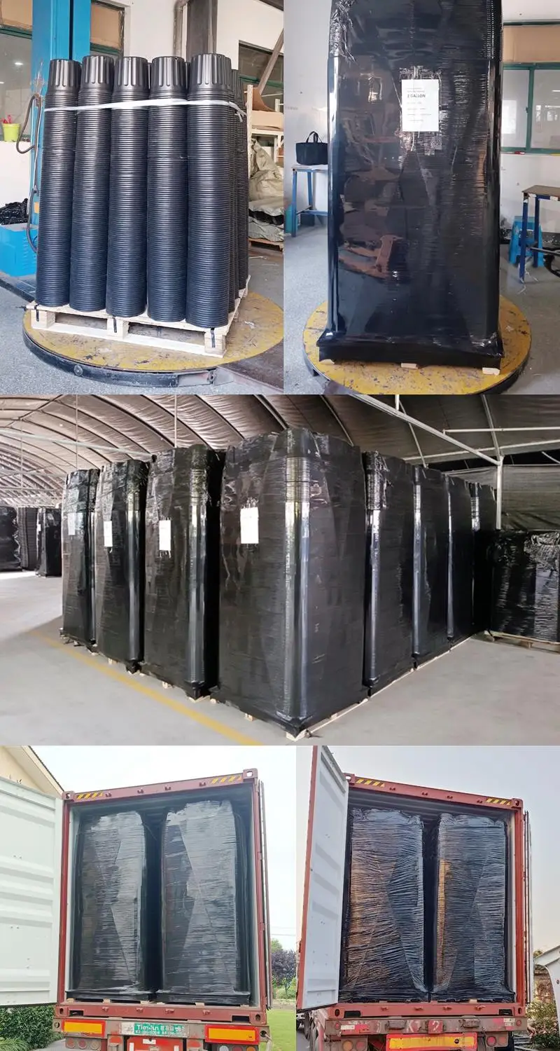 Huajin 25 Gallon Pot 105 Quart 100 Liter 22" Inch 57cm Blow Mold Handle ...