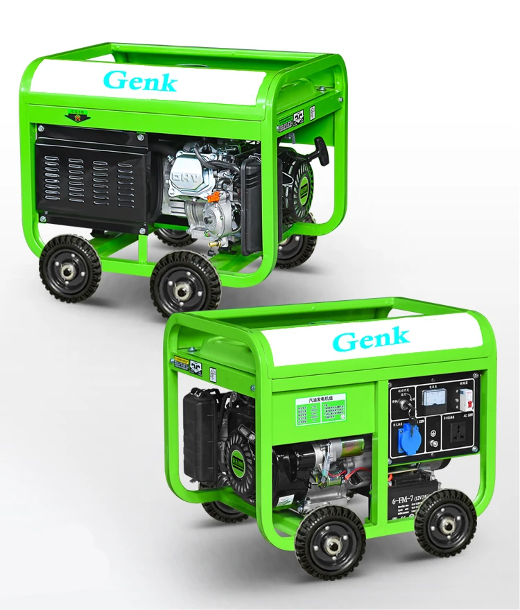 Gas Dual Fuel Power Generators Single Phase Manufacture Mini Portable ...