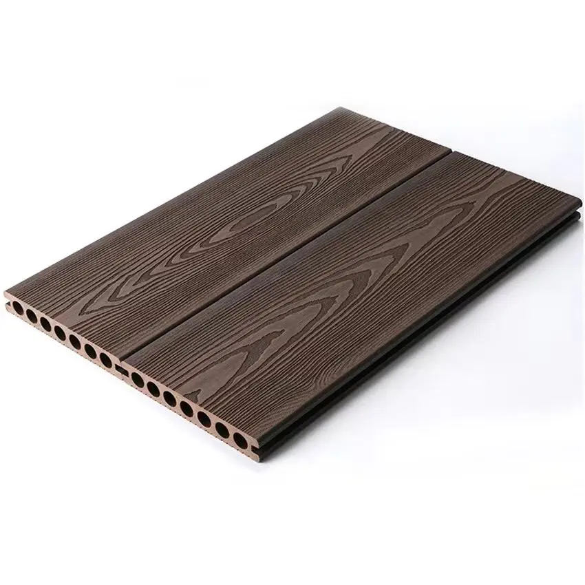 Outdoor Modern WPC Composite Decking Board with Click Installation ...