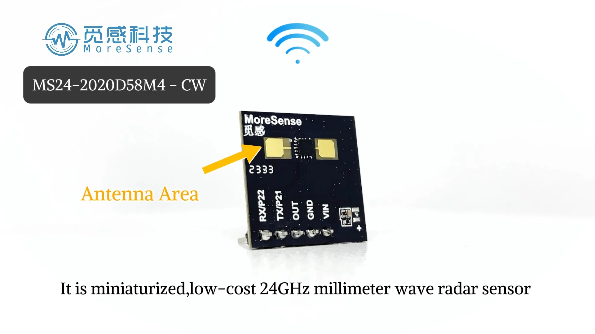 100 Degree Microwave Radar Sensor Switch Module Body Induction Module