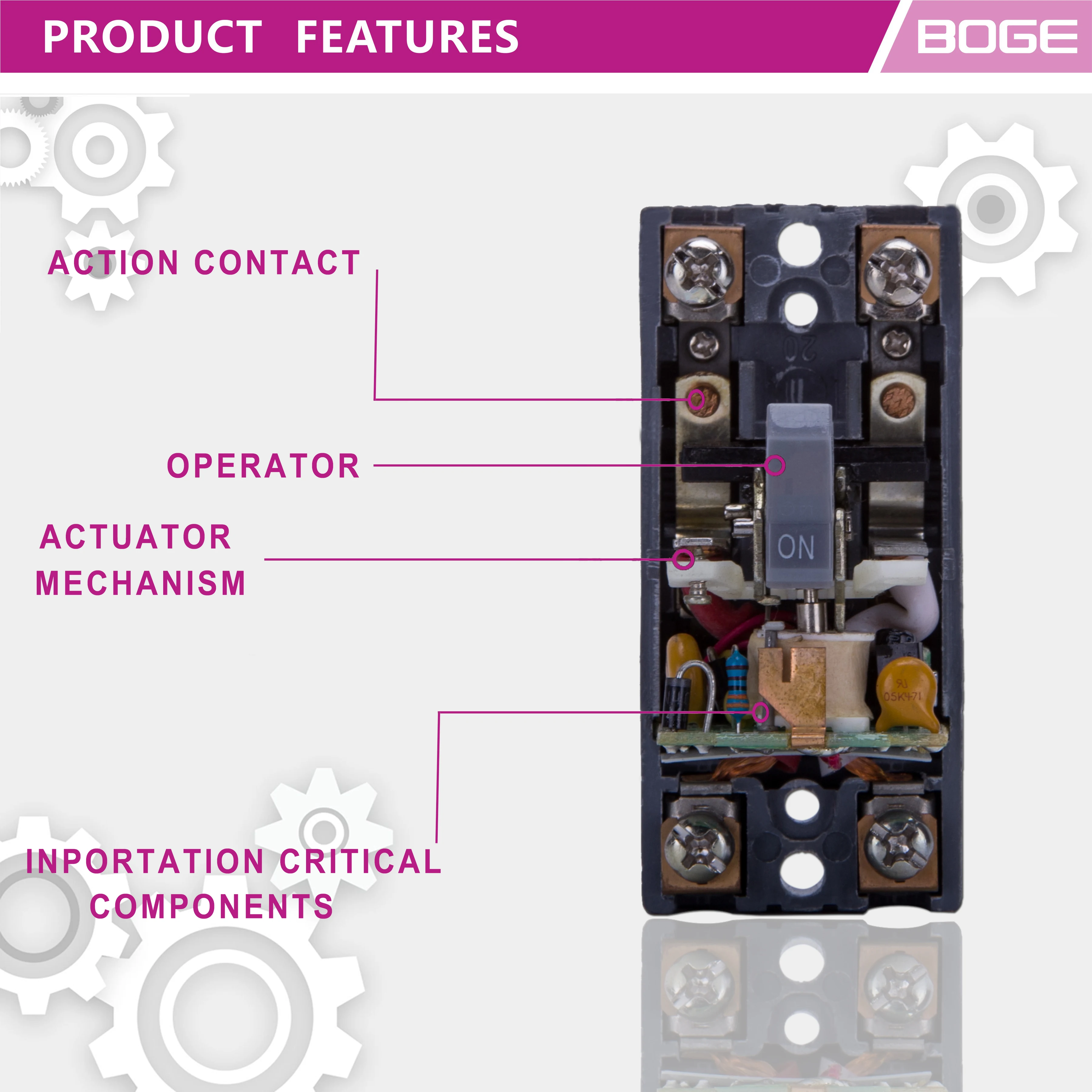 Oem Circuit Breaker 220v/20a Residential Circuit Breaker With Led Lamp ...