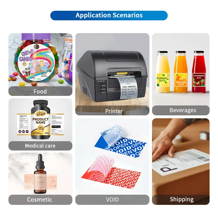 Waterproof Serial Number Qr Code Hologram Sticker Label Scratch Printed ...