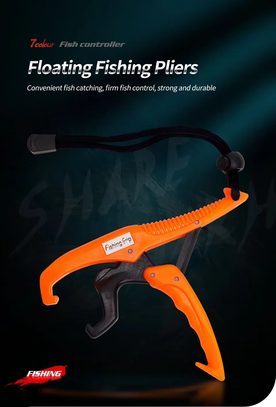 Palmer Fish Lip Gripper Clamp Fishing Gripper Pliers Grabber Holder ...