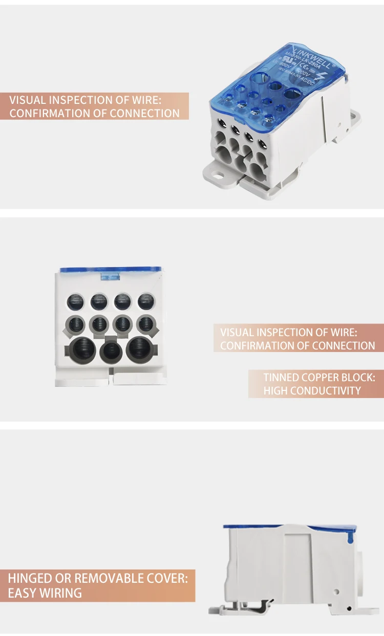 LK 250A Distribution Terminal Blocks - Reliable Industrial Solutions