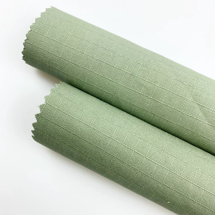 Green Color Uniform 100% Cotton Camo Ripstop Cotton Solid Dyed Fabric ...