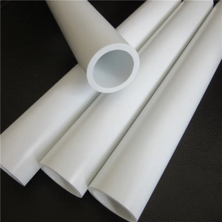 Customizable White PVC Tube Rigid Extruded Plastic Pipe Thicker Wall ...
