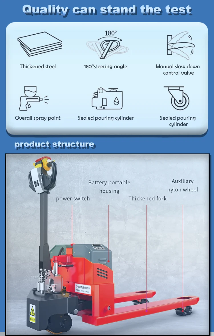 1t 2t 3t Semi-electric Stacker Robot Stacker Electric Stacker Truck Electric Forklifts - Buy ...